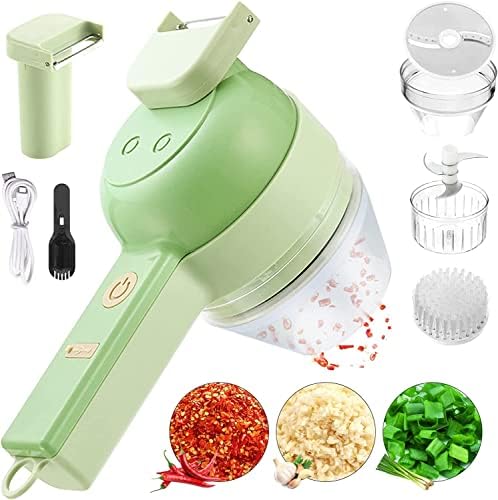4-In-1 Handheld Food Processor Multifunctional Food Chopper Kitchen ...