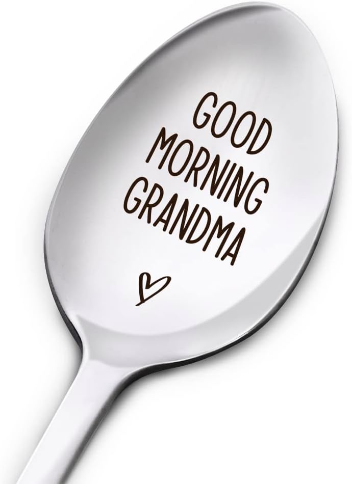 Amazon.com: Good Morning Grandma Spoon Gift, Mother’s Day Birthday ...