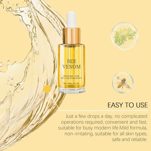 Bee Venom Belly Button Detox Drops - Pure Natural Extracts, Suitable ...
