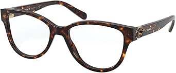 Eyeglasses Coach HC 6153 5120 Dark Tortoise at Amazon Women’s Clothing ...