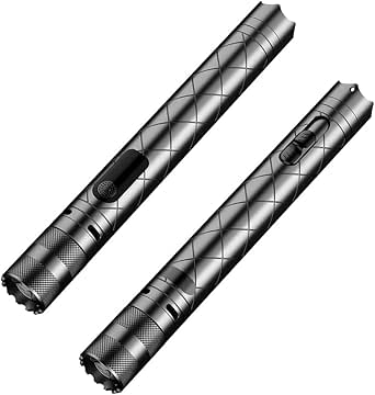 Amazon.com: Upgrade 6 in1 LED Zoomable Flashlight with Arc Lighter ...