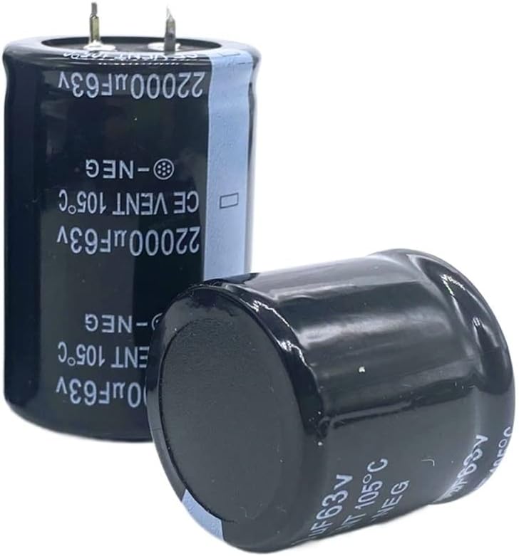 Amazon.com: DEPILA 2Pcs Electrolytic Capacitor 63V 3300UF 4700UF 6800UF 10000UF 12000UF 15000UF ...