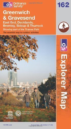 Greenwich and Gravesend (OS Explorer Map): East End, Docklands, Bromley ...