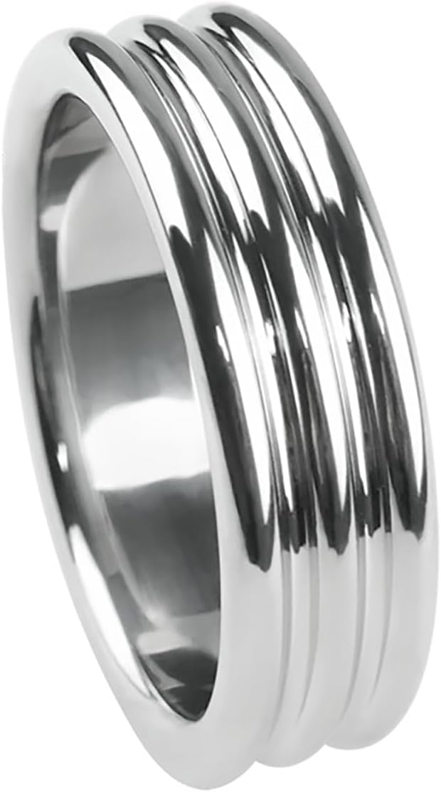 Amazon.com: Crysore 3-Ring One-Piece Cock Ring for Men, Smooth Scrotum ...