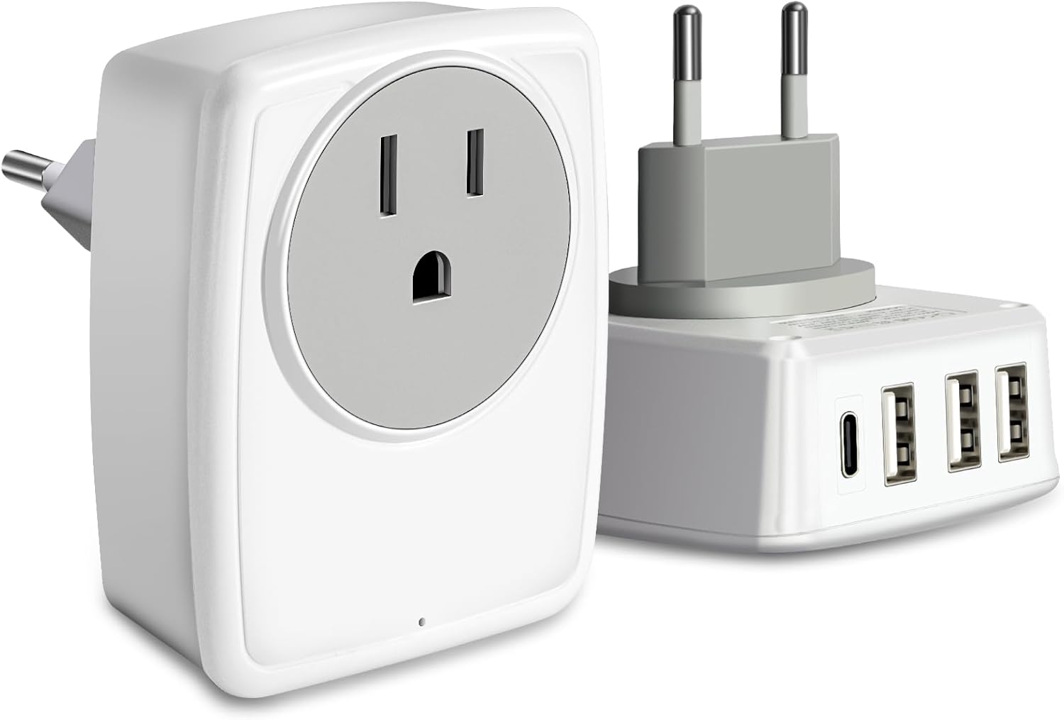 Adaptador de Enchufe Europeo de Viaje, Toma de Viaje Adaptador de ...