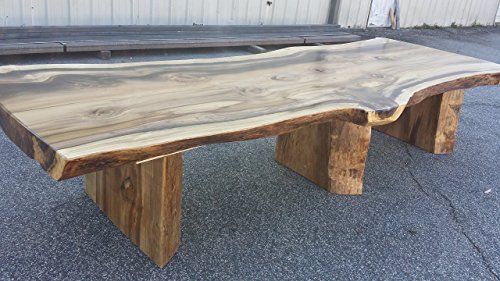 Amazon.com: Thick Rainbow Poplar Live Edge Slab Dining or Conference ...
