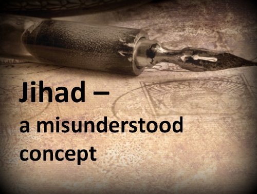 Jihad- a misunderstood concept - Kindle edition by Ibrahim, Usama ...