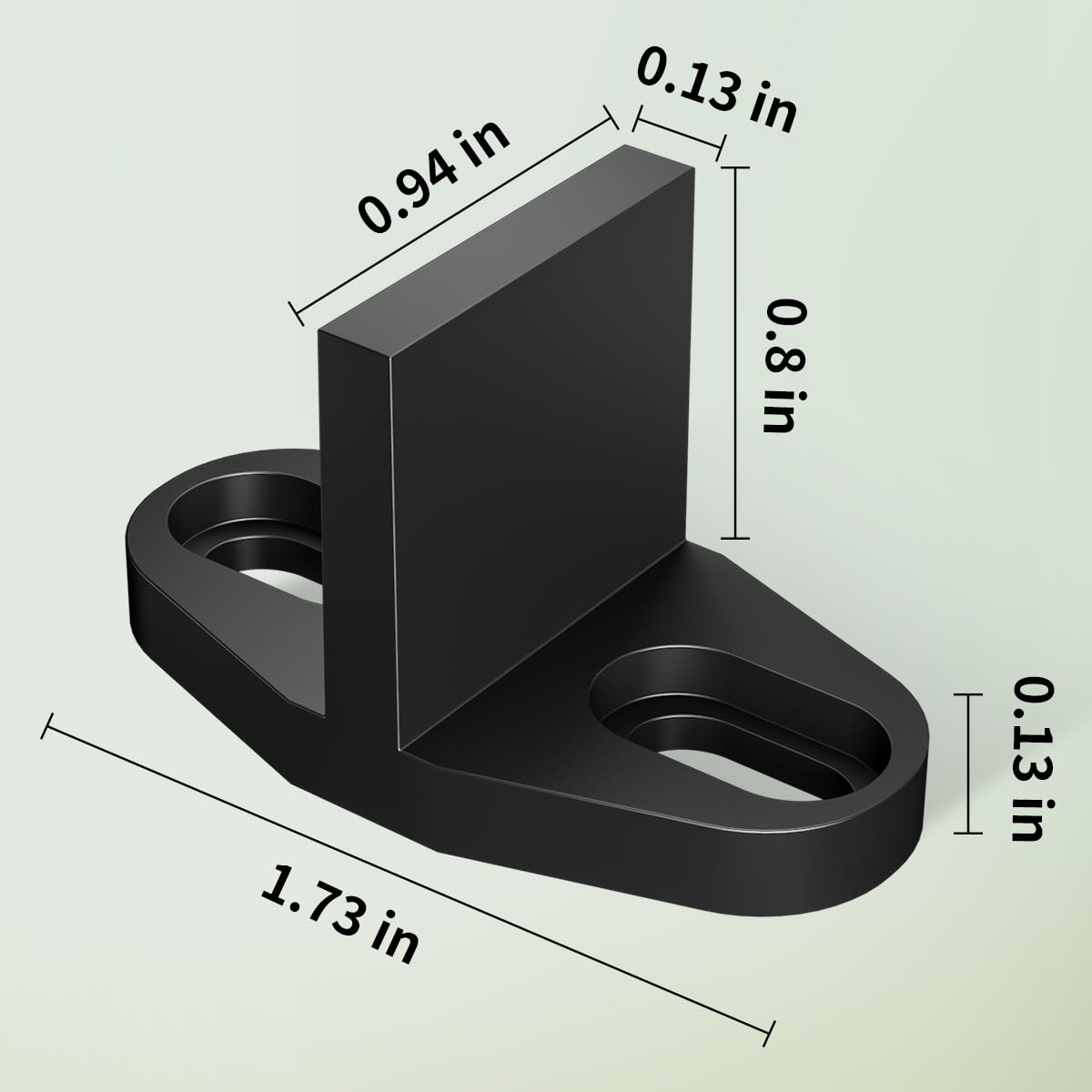 Snapklik.com : JUGREAT Black Aluminum T-Guide For Sliding Barn Door ...