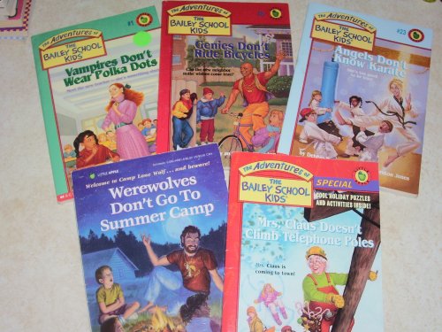 Bailey School Kids 5 Book Set, Werewolves Don't Go To Summer Camp, Mrs ...
