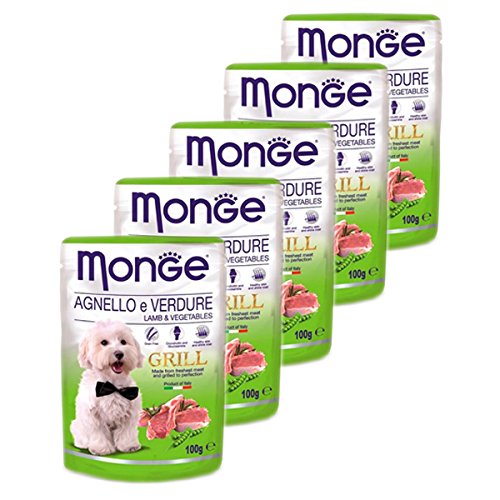 Buy Monge Chunkies with Lamb and Vegetables 100gm(Pack of 5) Online at ...