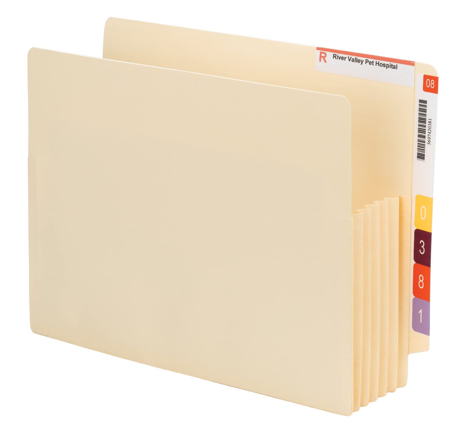 Amazon.com : Smead End Tab Convertible File Pocket, Reinforced Split ...