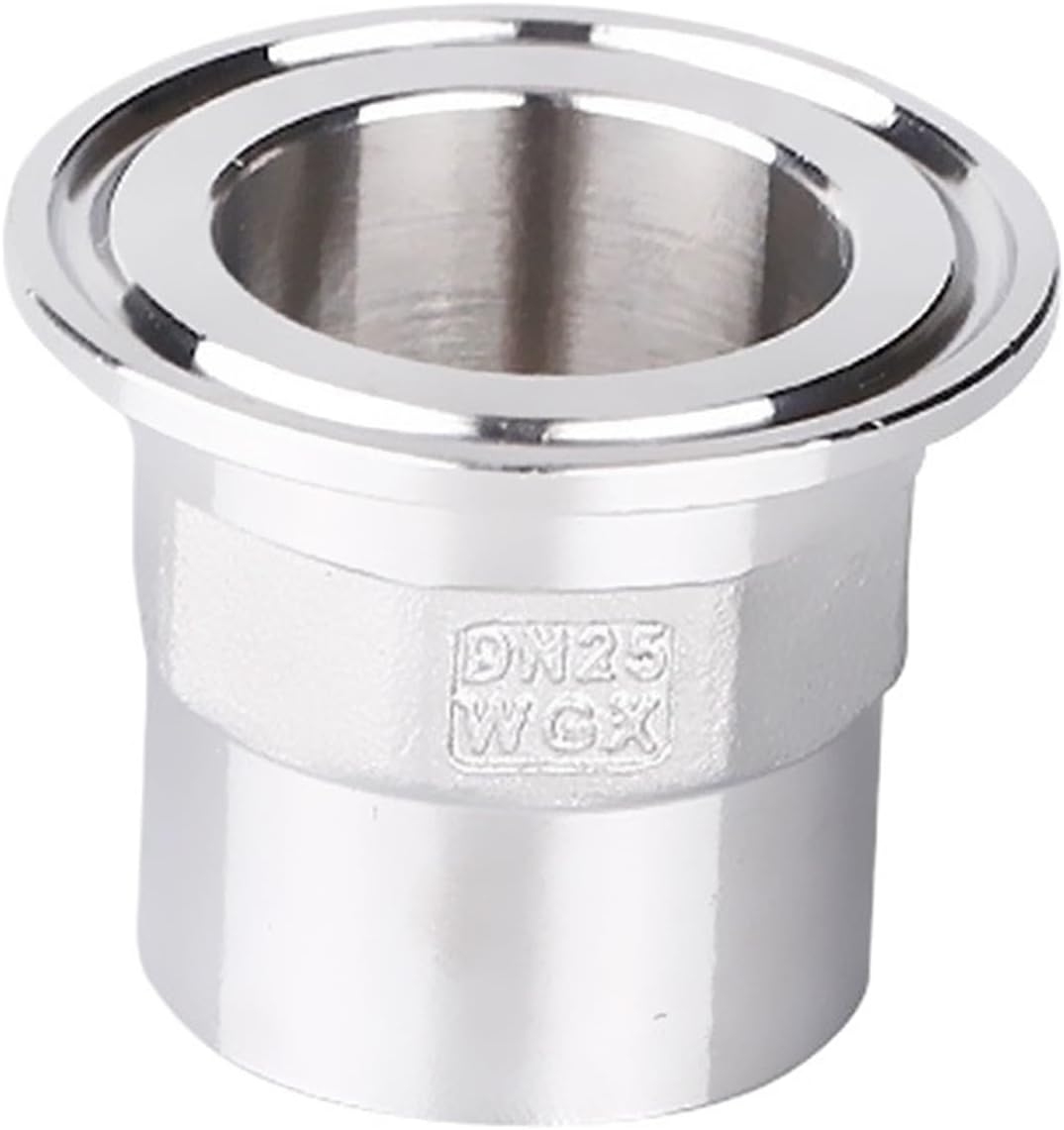 Amazon.com: DN8~DN50 BSPT Female Thread Adapter Sanitary Stainless Steel Tube Ferrule Pipe ...