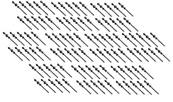 1/8" Black Oxide T316 Stainless Steel Cable Railing Swage Threaded Stud ...