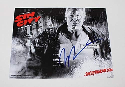 Sin City 'Marv' Genuine Mickey Rourke Signed Autographed 8x10 Glossy ...
