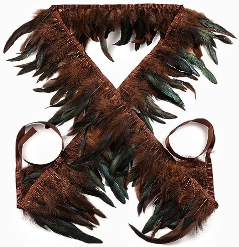 Amazon.com: Holmgren - Ribete de plumas de gallo de 5-7 pulgadas - 2 ...