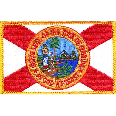 Amazon.com: Innovative Ideas Florida State Flag Patch : Patio, Lawn ...