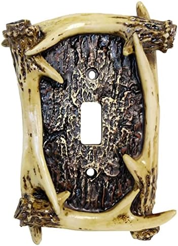 BestGiftEver Rustic Double Toggle Switch Cover - Decorative Wall Plate ...