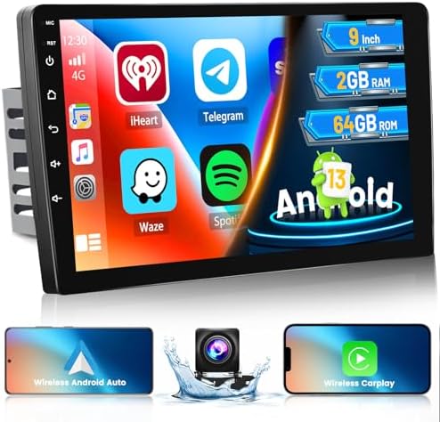 Amazon.com: Android 13 Car Stereo Double Din Wireless Apple Carplay ...