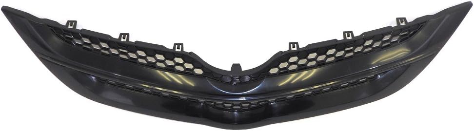Amazon.com: Perfit Liner New Front Black Grille Grill Replacement ...