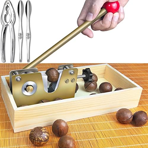 Amazon.com: Mechanical Heavy Duty Nut Cracker, Pecan Cracker Walnut ...