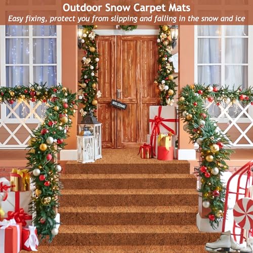 Snapklik.com : 2 Pack No Slip Ice And Snow Carpet Mats- 16 X 80 Inch ...