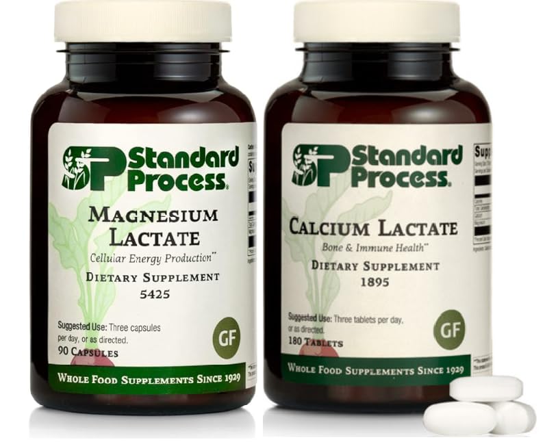 Amazon.com: Standard Process Bone and Muscle Support Bundle - Magnesium ...