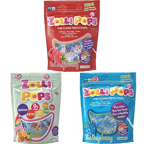 Amazon.com: Zollipops - 4th Of July Variety Pack - (2) 3.1 Oz Packs ...