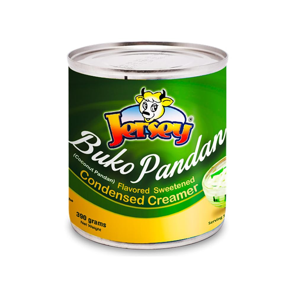 Amazon.co.jp: Jersey Coconut Pandan CONDENSED CREAMER 390g / ブコパンダン味 ...