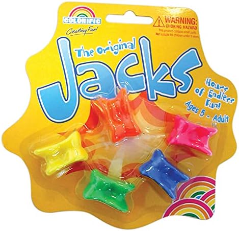 Colorific The Original Jacks Fluro Plastic Toys : Amazon.com.au: Toys ...