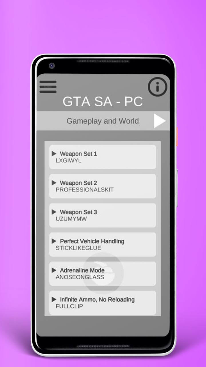 Cheats for GTA (Tips & Trick) - App on Amazon Appstore