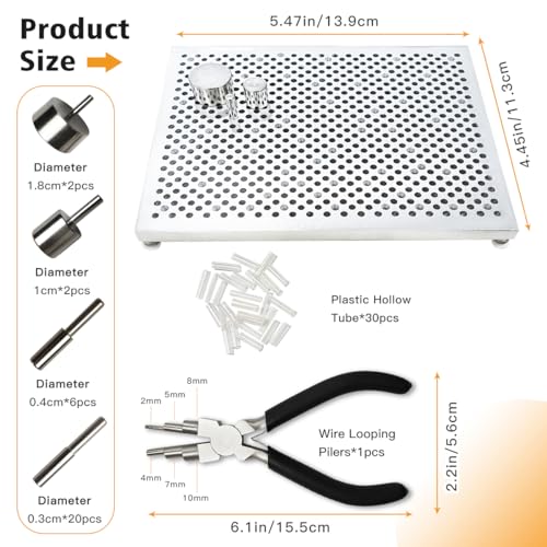 Snapklik.com : Hobbyworker The Wire Wrapping Kit Wire Jig