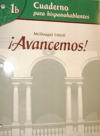 Buy Avancemos, Level 1B: Cuaderno Para Hispanohablantes Book Online at ...