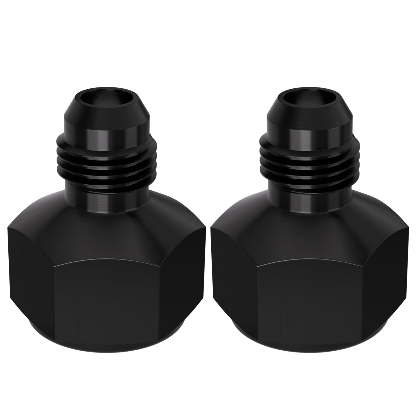 Amazon.com: APIELE 8AN Female to 6AN Male Flare Aluminum Black Reducer Adapter (AN8-AN6-2PCS ...