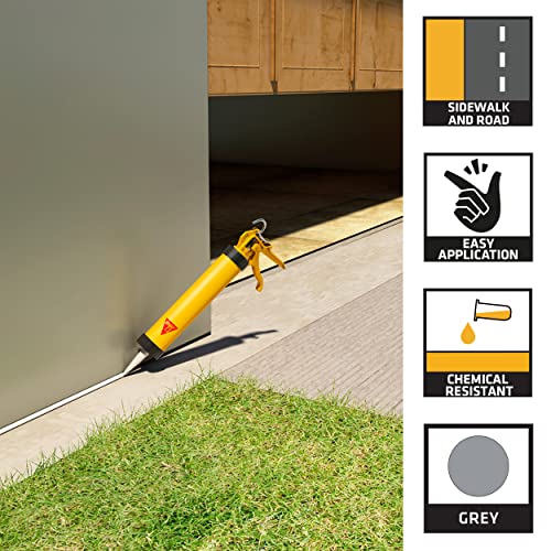 Sika Sikaflex Pro 3 Purform Flexible Polyurethane Sealant, Grey, 600 ml ...