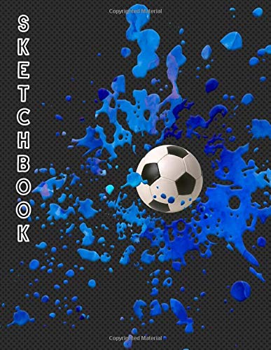 Sketchbook: Soccer Sketch Book for Teens and Girls | Blank White Pages ...