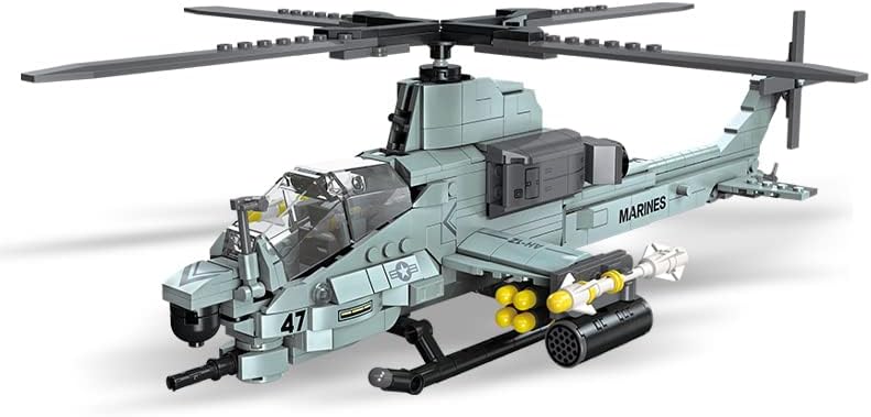 Amazon.com: SEMKY Military Series AH-1Z Helicopter Little Birds Air ...