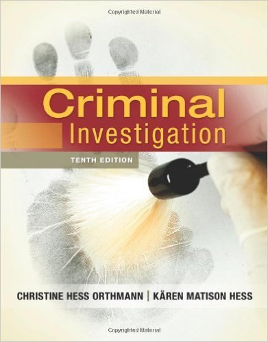 Criminal Investigation by Hess 10th Edition (Hardcover) Textbook Only ...