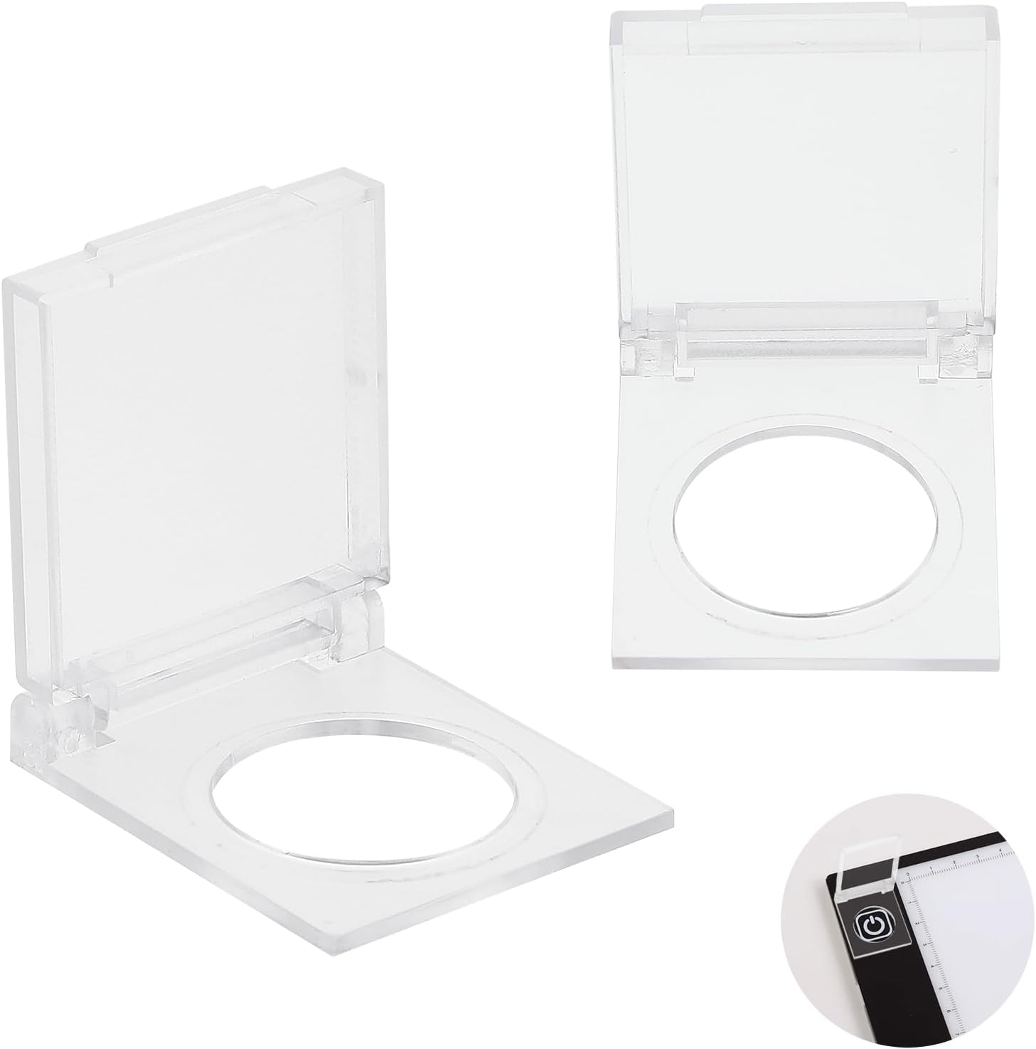 Amazon.com: ZEYIYER 2PCS Pc Power Button Cover, Diamond Art Painting ...