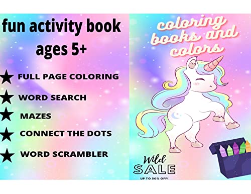 Fun Activity book: This beautifully book designed children activity ...