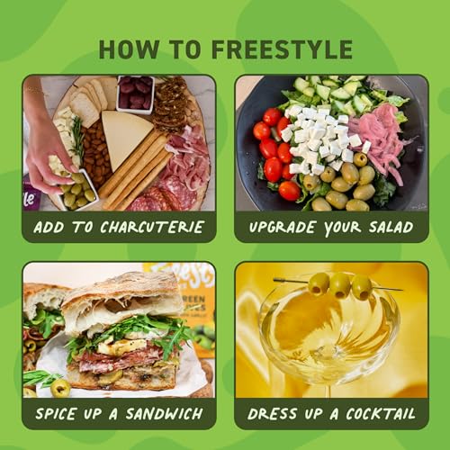 Snapklik.com : Freestyle Snacks Olive Snack Packs - Fresh Pitted Green ...