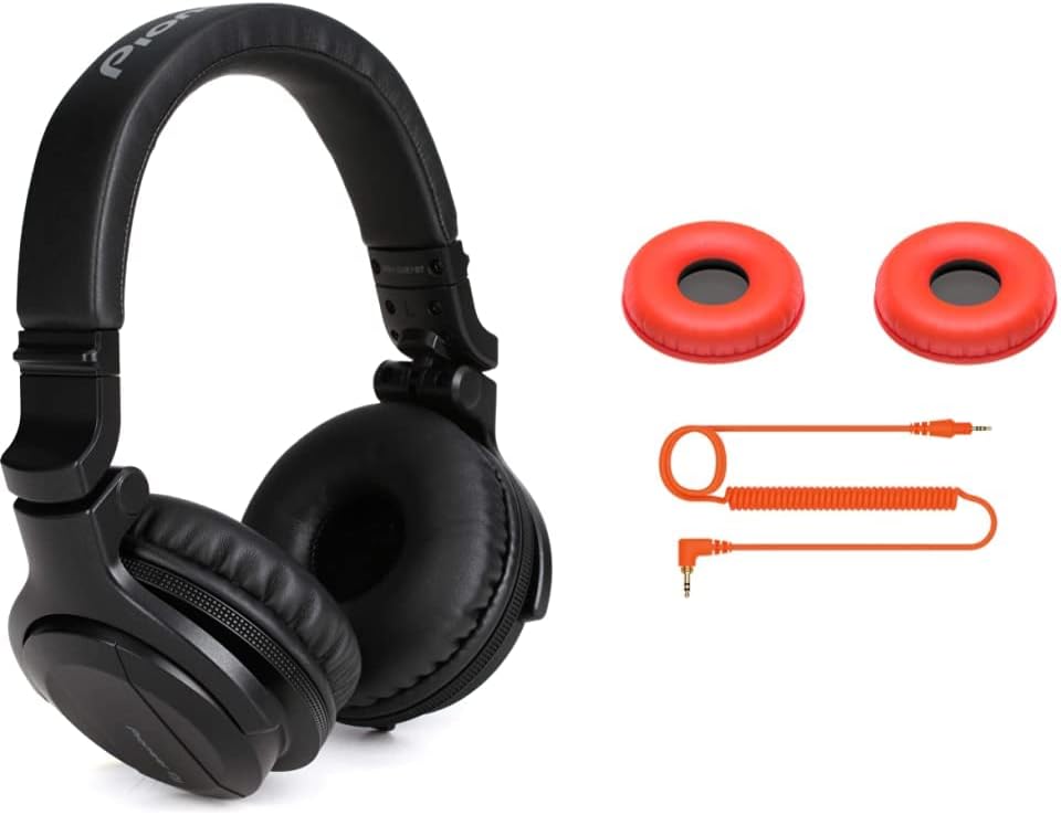 Amazon.com: Pioneer DJ HDJ-CUE1-BT On-Ear Bluetooth DJ Headphones ...