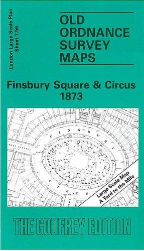 Finsbury Square and Circus 1873: London Large Scale Sheet 07.56 (Old ...