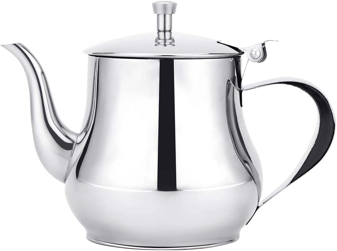 Amazon.com | Tea Pots with Infusers for Loose Tea Stainless Steel ...