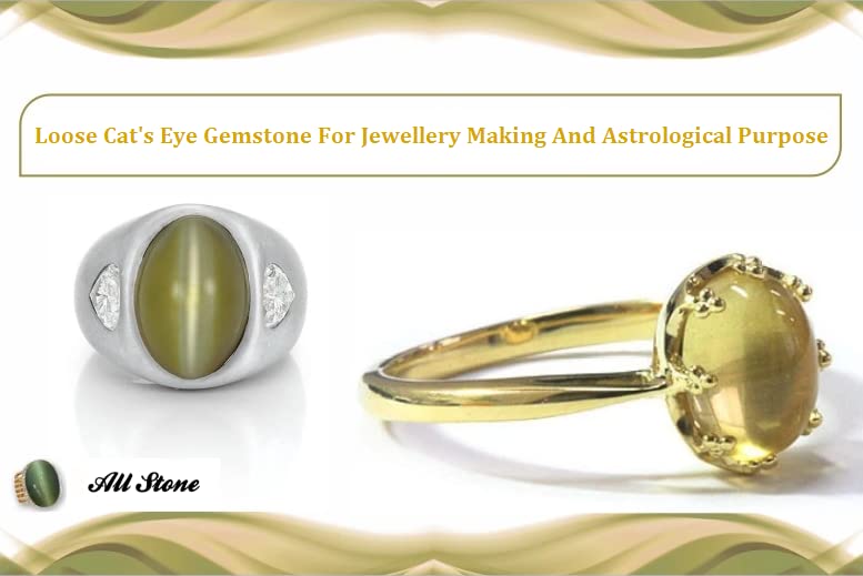 Buy All Stone Yellow Cats Eye Gemstone 6 Carat Original Certified Ketu ...