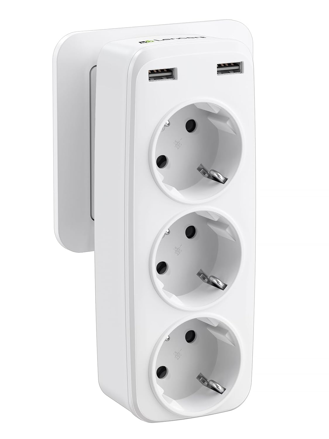 LENCENT Ladron Enchufes USB, Enchufe Multiples 4000W, Enchufe USB de ...