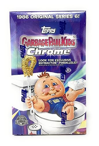 Topps Chrome 2023 Garbage Pail Kids Hobby Box (24 Packs of GPK Cards ...