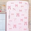 12 Sheets Trendy Pink Bow Wall Stickers Light Pink Bow Knot Wall Decals ...