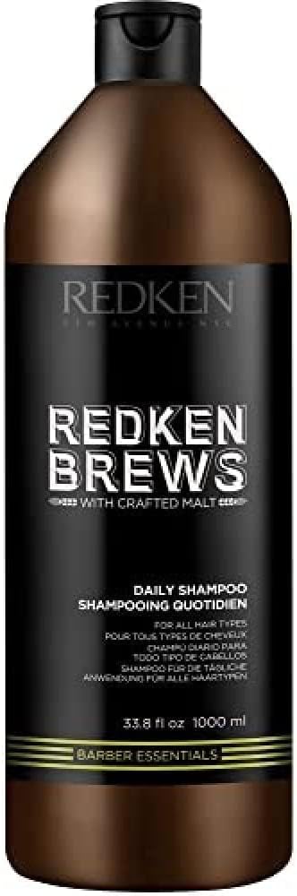 Redken Brews Daily Shampoo For Men, Lightweight Cleanser For All Hair ...