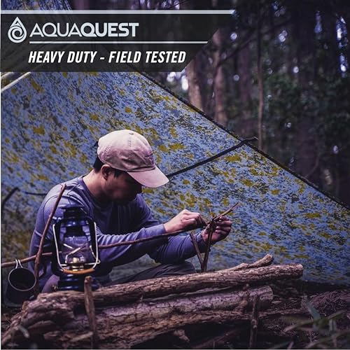 Snapklik.com : AQUAQUEST Defender Waterproof Camping Tarp - Heavy Duty ...