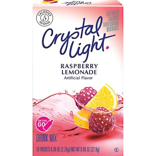 Amazon.com: Crystal Light - Raspberry Lemonade on the Go - 10 Count ...